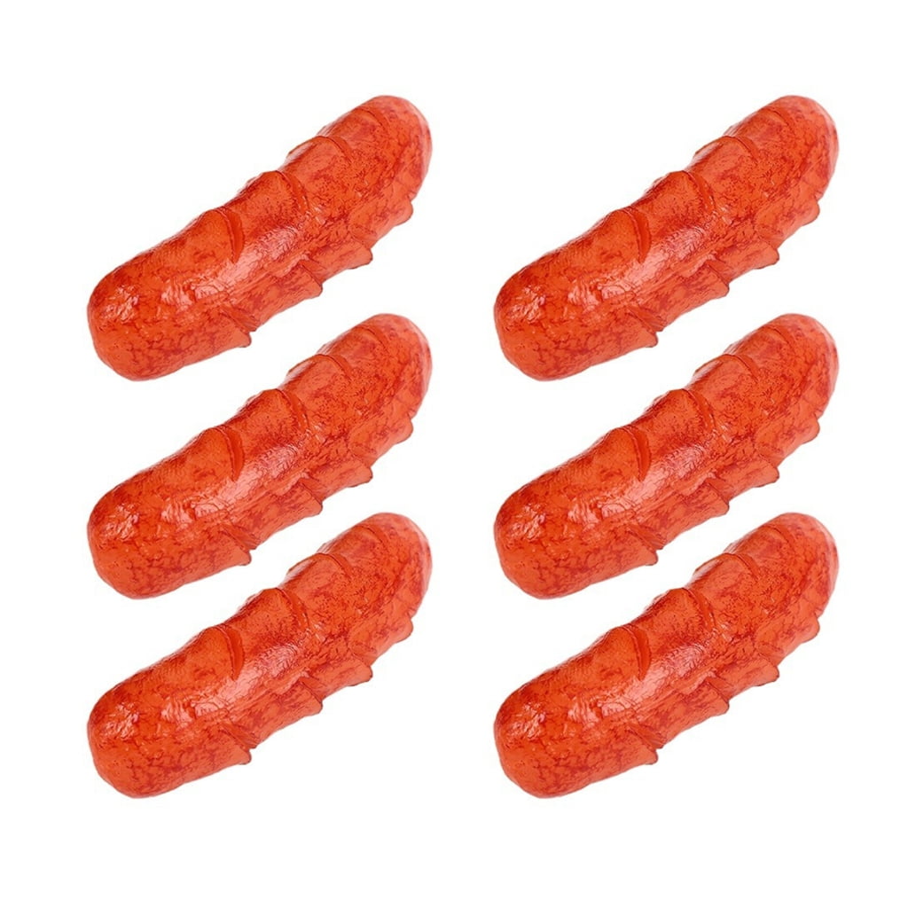 COMEET Realistic Sausage, 6 Pieces Artificial Hot Dogs Food Models ...