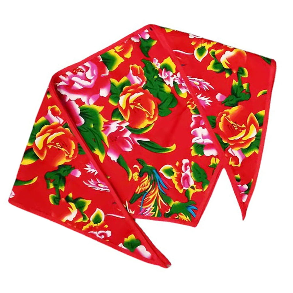 COMEET Scarf Bandana, Girls Floral Bandana Festive Headscarf Creative ...