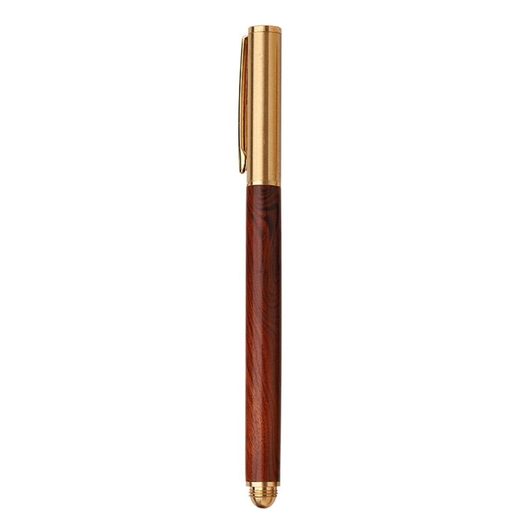 COMEET Signing Pen, Business Signing Pen Wood Ballpoint Pen Gel Pen for ...