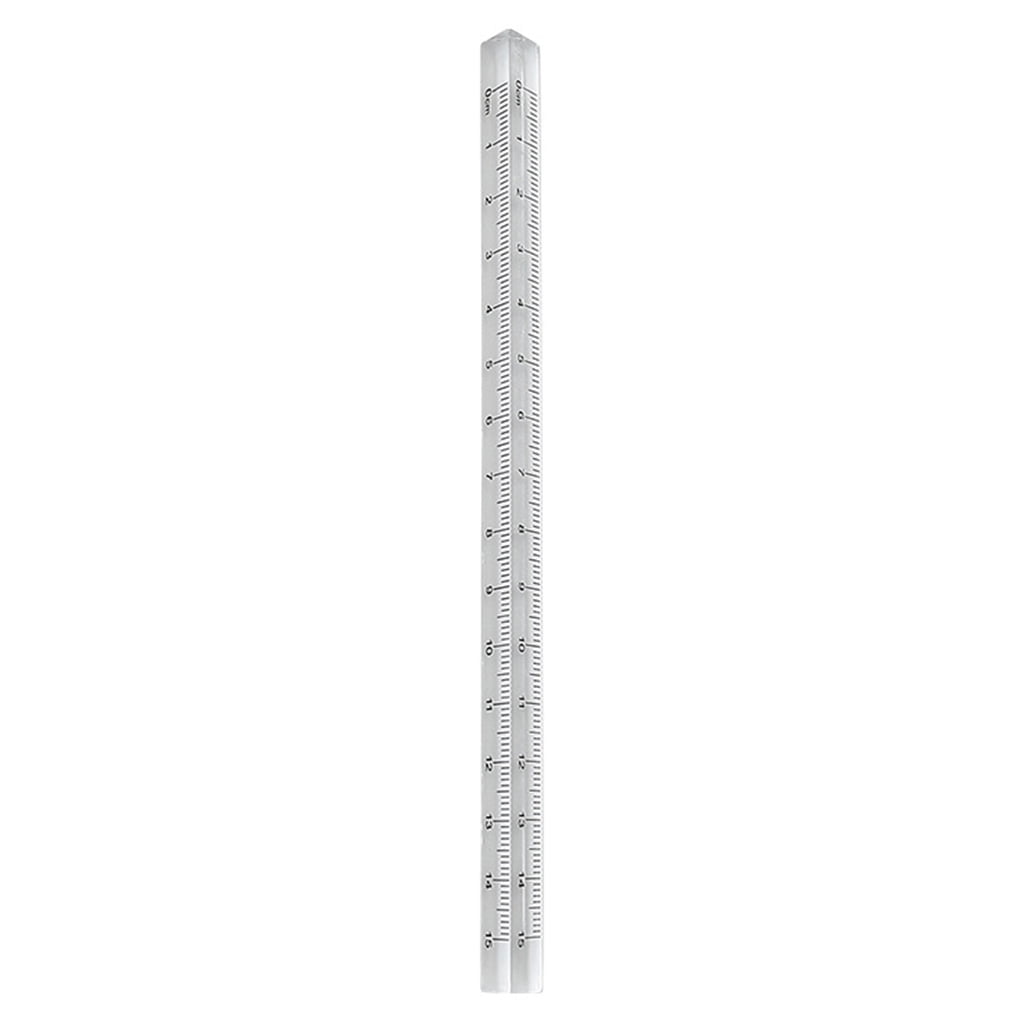 COMEET Triangle Ruler,Transparent Triangular Ruler Architect Scale ...