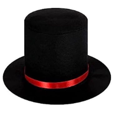 Dress Up America Shiny Top Hats for Adults - Tuxedo Magician Hat - One ...