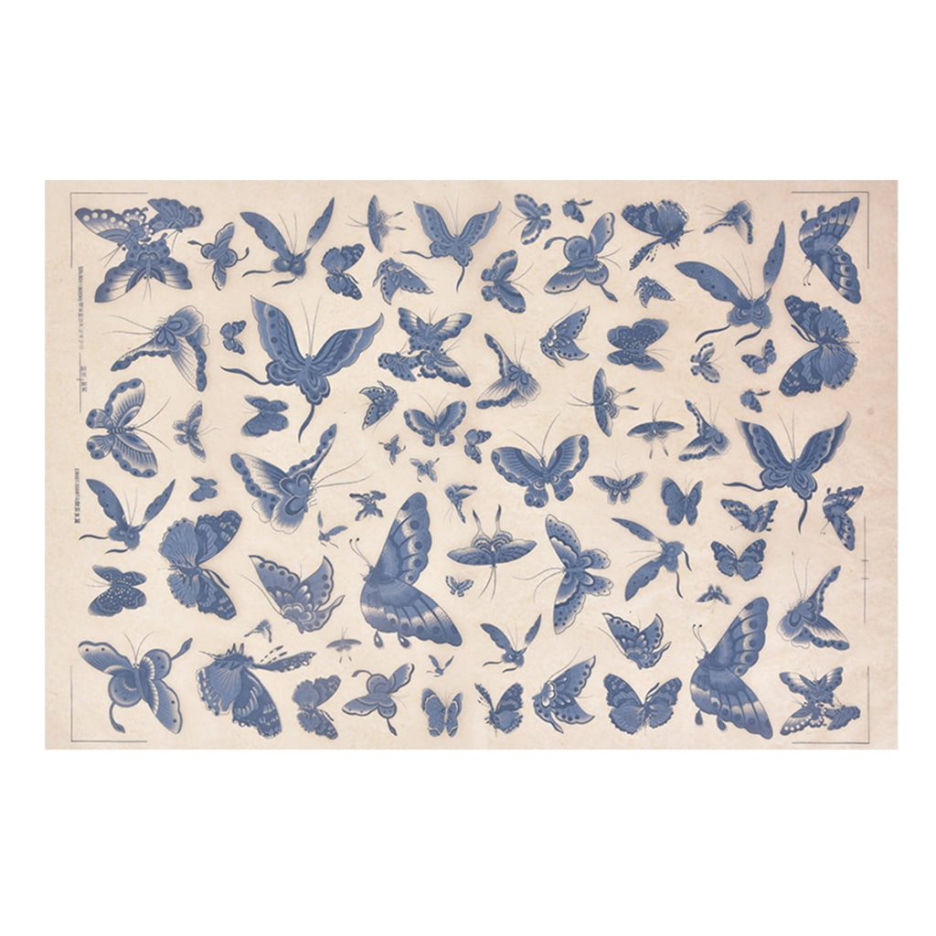 COMEET Wall Sticker, Pottery Ceramics Clay Transfer Paper Porcelain ...