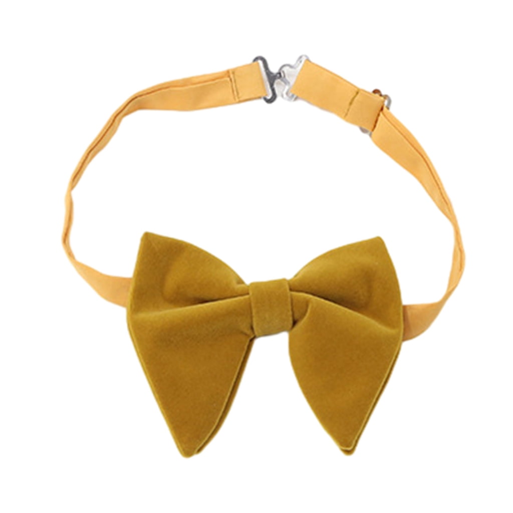 COMEET Wedding Bow Ties, Men Bowties Pre-tied Shape Clip on Bowtie ...