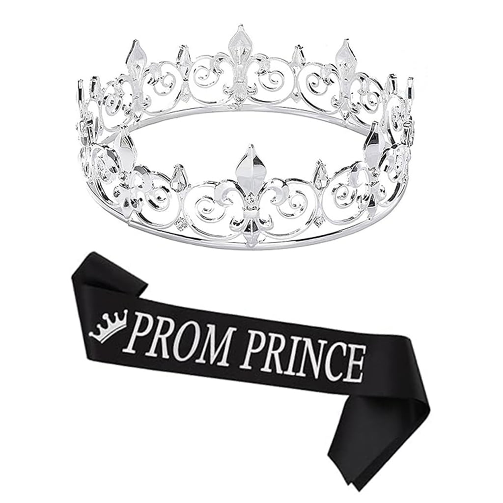 COMEET party hat, Party Royal Crowns with Sashes for Men Women Birthday ...