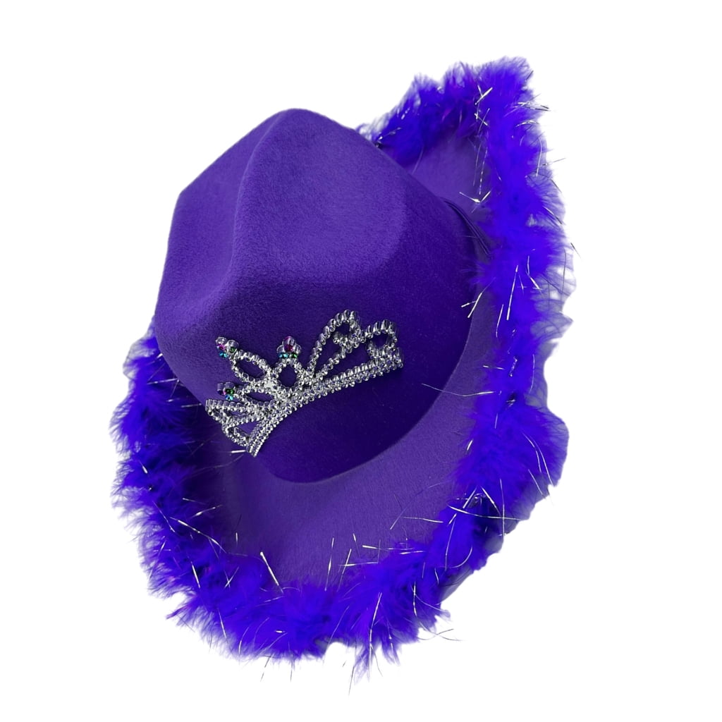 COMEET party hat, Vintage Hat for Bridal Bridesmaids Elegant Furry Brim ...