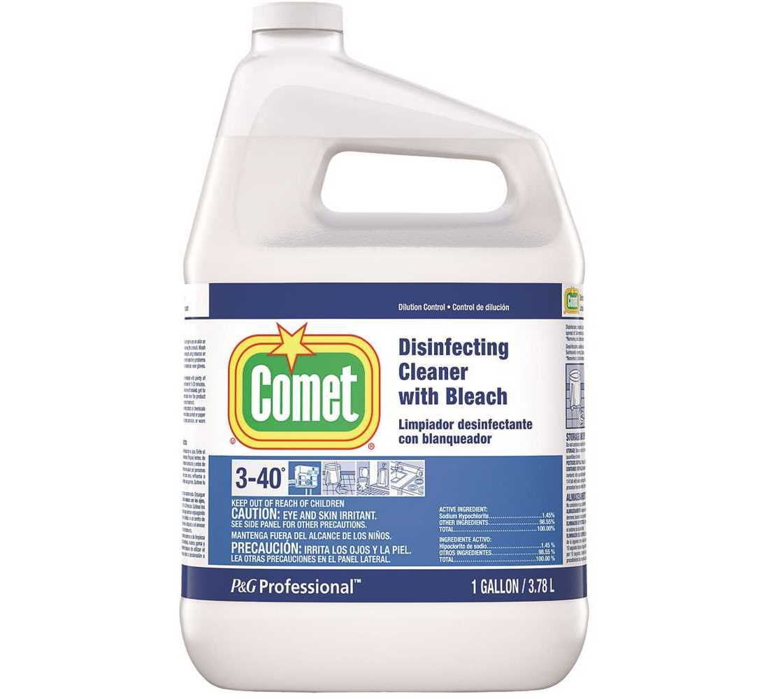 COMET 003700030250 1 Gal. Closed Loop Liquid Disinfecting Cleaner with ...