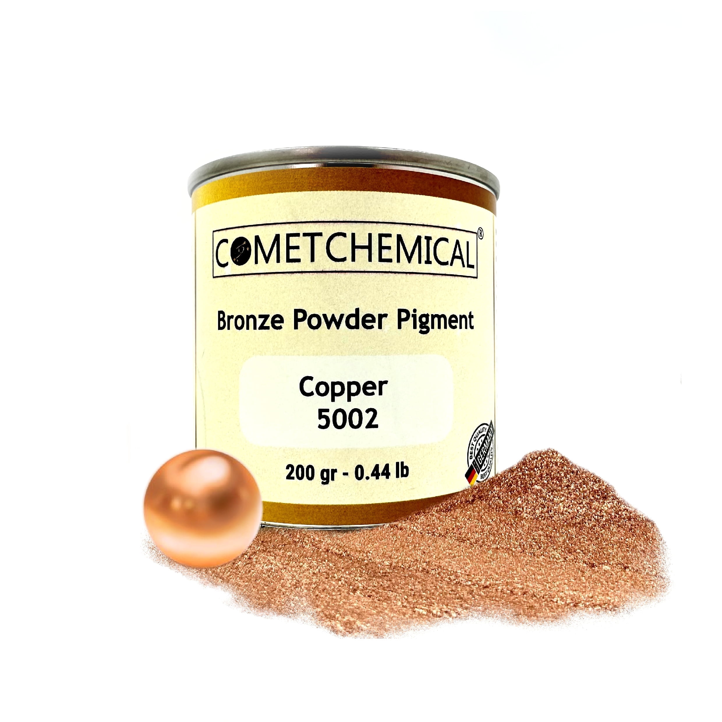 COMETCHEMICAL Metallic Pigment Copper (0.44lb), Solvent, Epoxy Resin ...