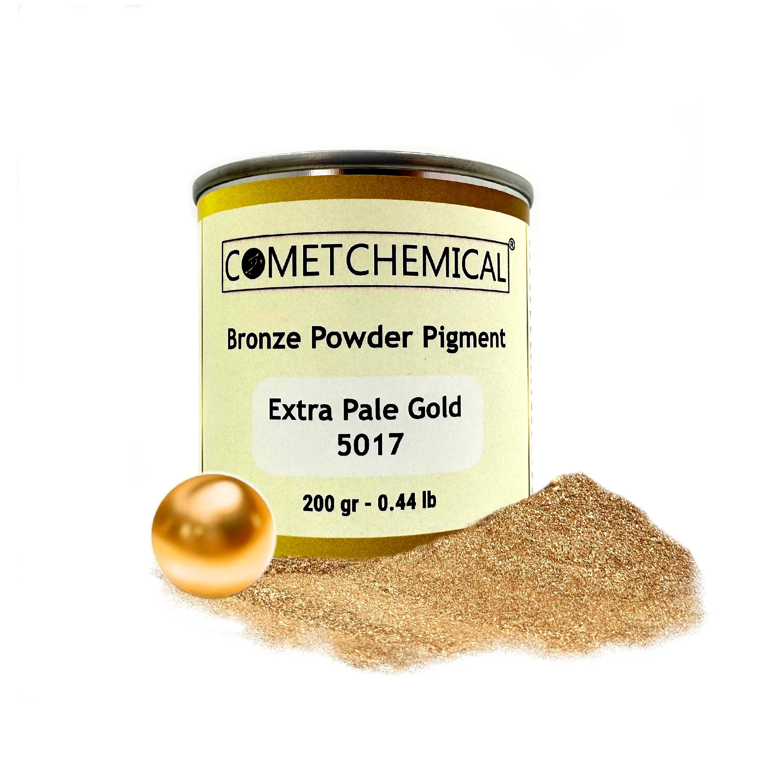 COMETCHEMICAL Metallic Pigment for Solvent, Epoxy Resin, Extra Pale ...