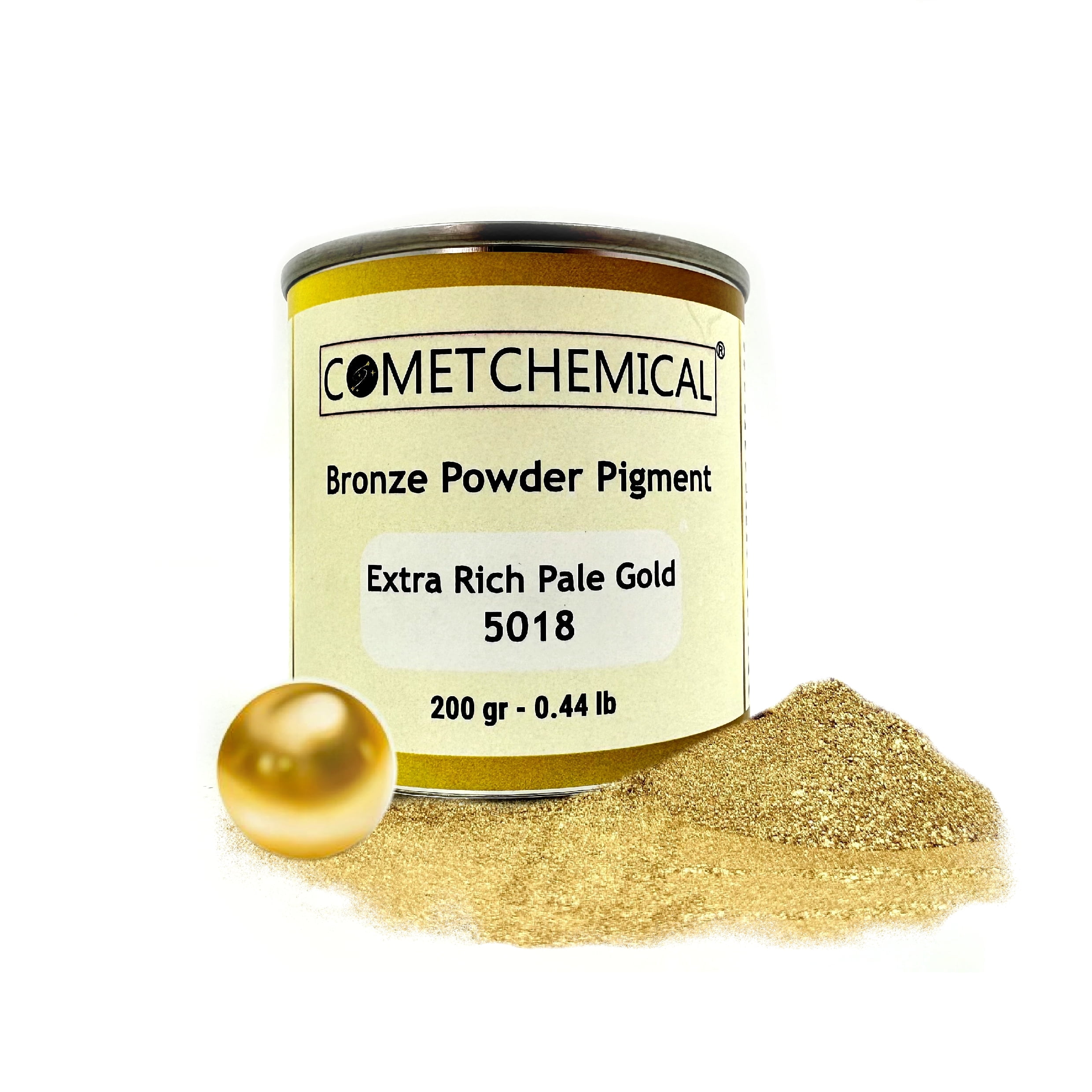 COMETCHEMICAL Metallic Pigment for Solvent, Epoxy Resin, Extra Rich ...