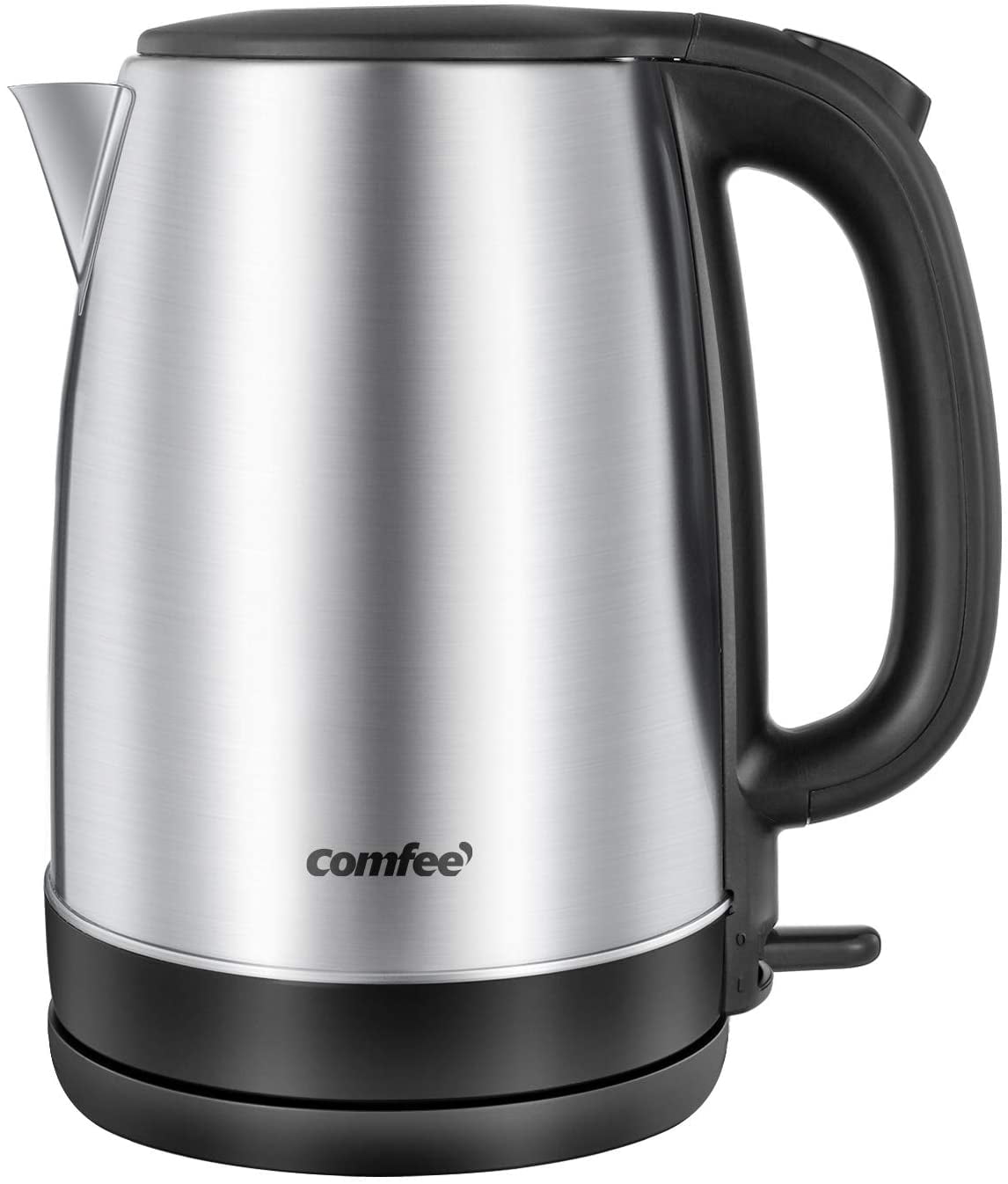 COMFEE' 1.7L Stainless Steel Electric Tea Kettle, BPA-Free Hot Water Kettle Electric with LED ...