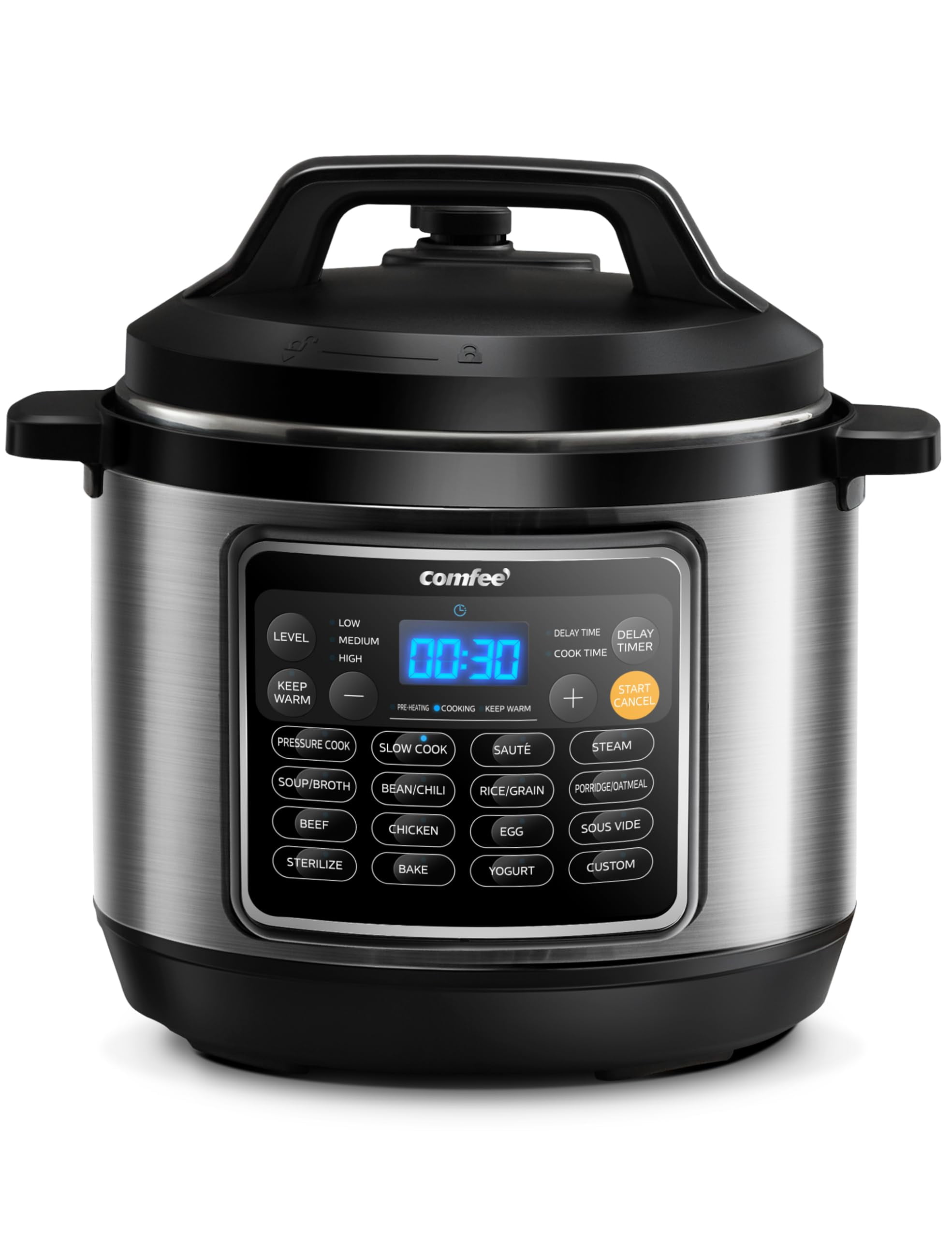 COMFEE’ 16 in 1 Electric Pressure Cooker Instant Multi Cooker Olla de ...