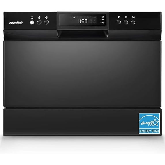 COMFEE' Energy Star Countertop Dishwasher, 6 Place Settings & 8 ...