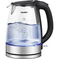 COMFEE' Glass Electric Tea Kettle & Hot Water Kettle Electric, 1.7L ...