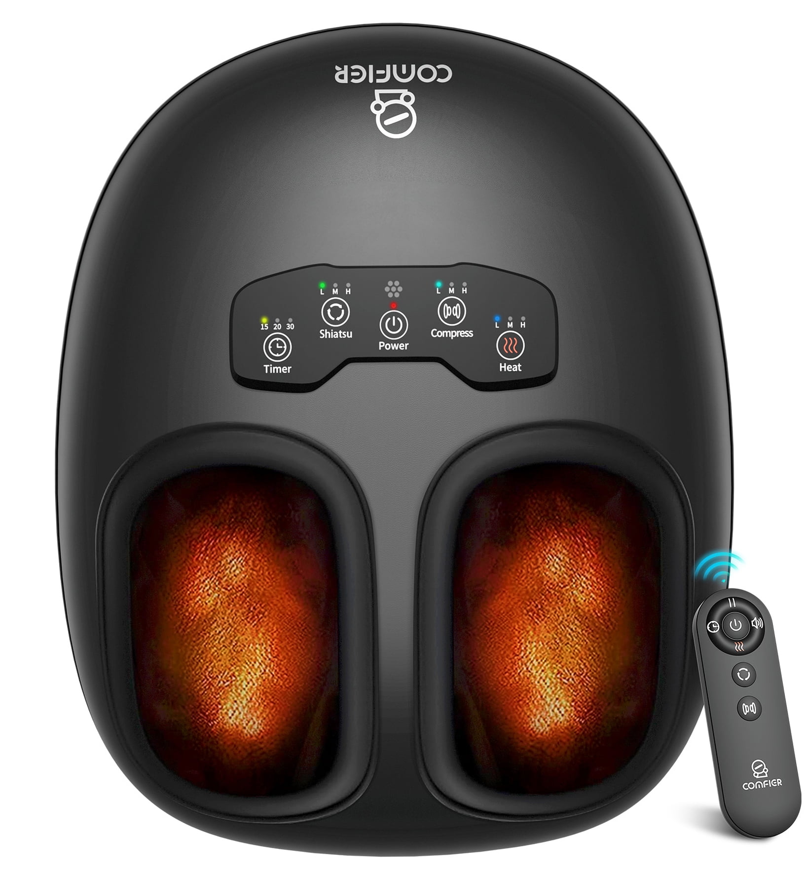 COMFIER Shiatsu Foot Massager with Heat, Feet Massage Machine for ...