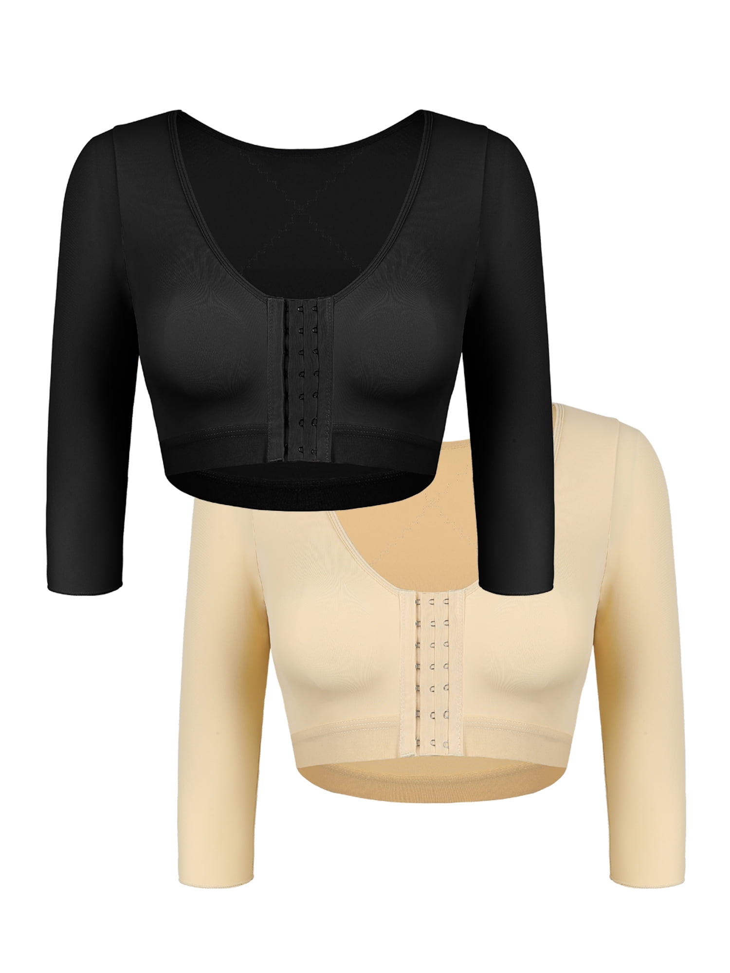 COMFREE Arm Shaper for Women Arm Compression Front Buckle Bra Shapewear ...