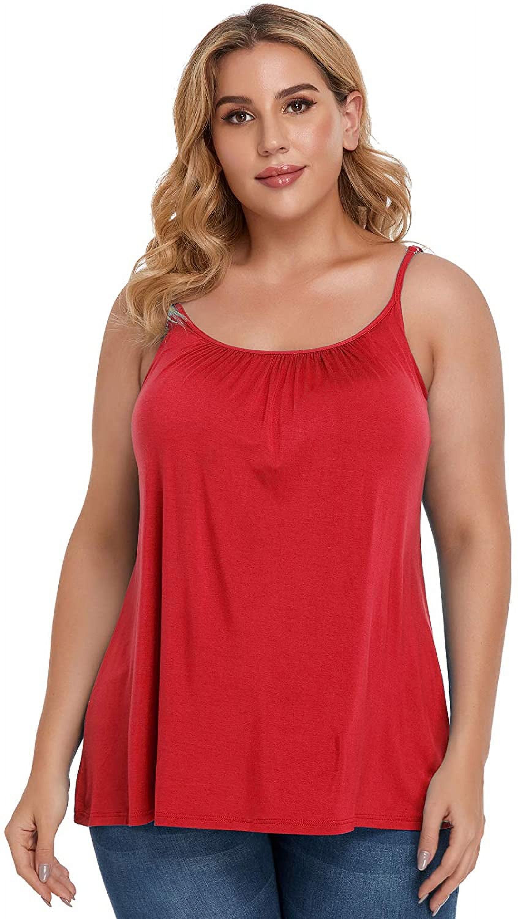 Just My Size Plus-Size Women's Stretch Jersey Camisole - Walmart.com