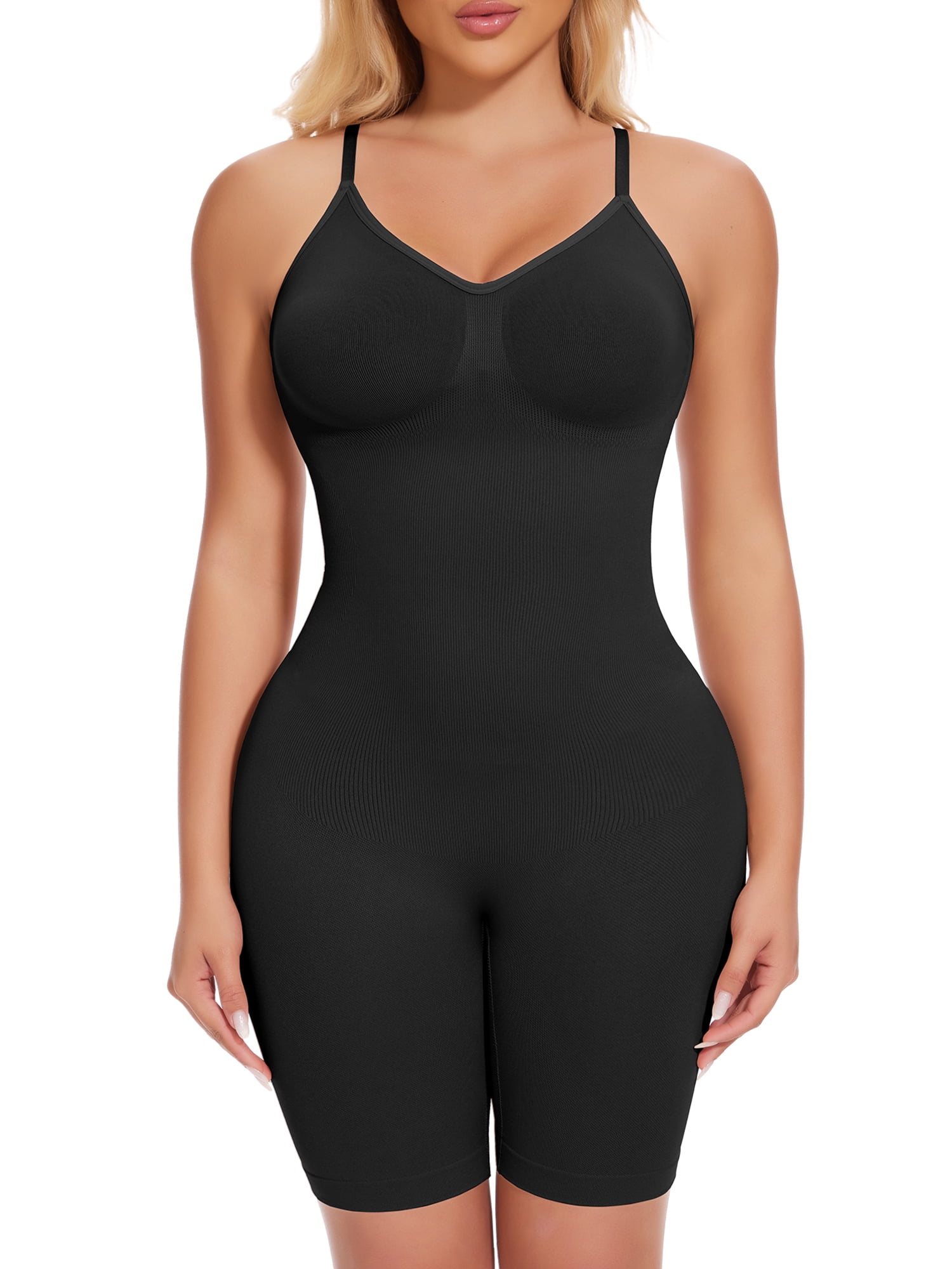 COMFREE Women's Shapewear Bodysuit Tummy Control Body Shaper Seamless ...