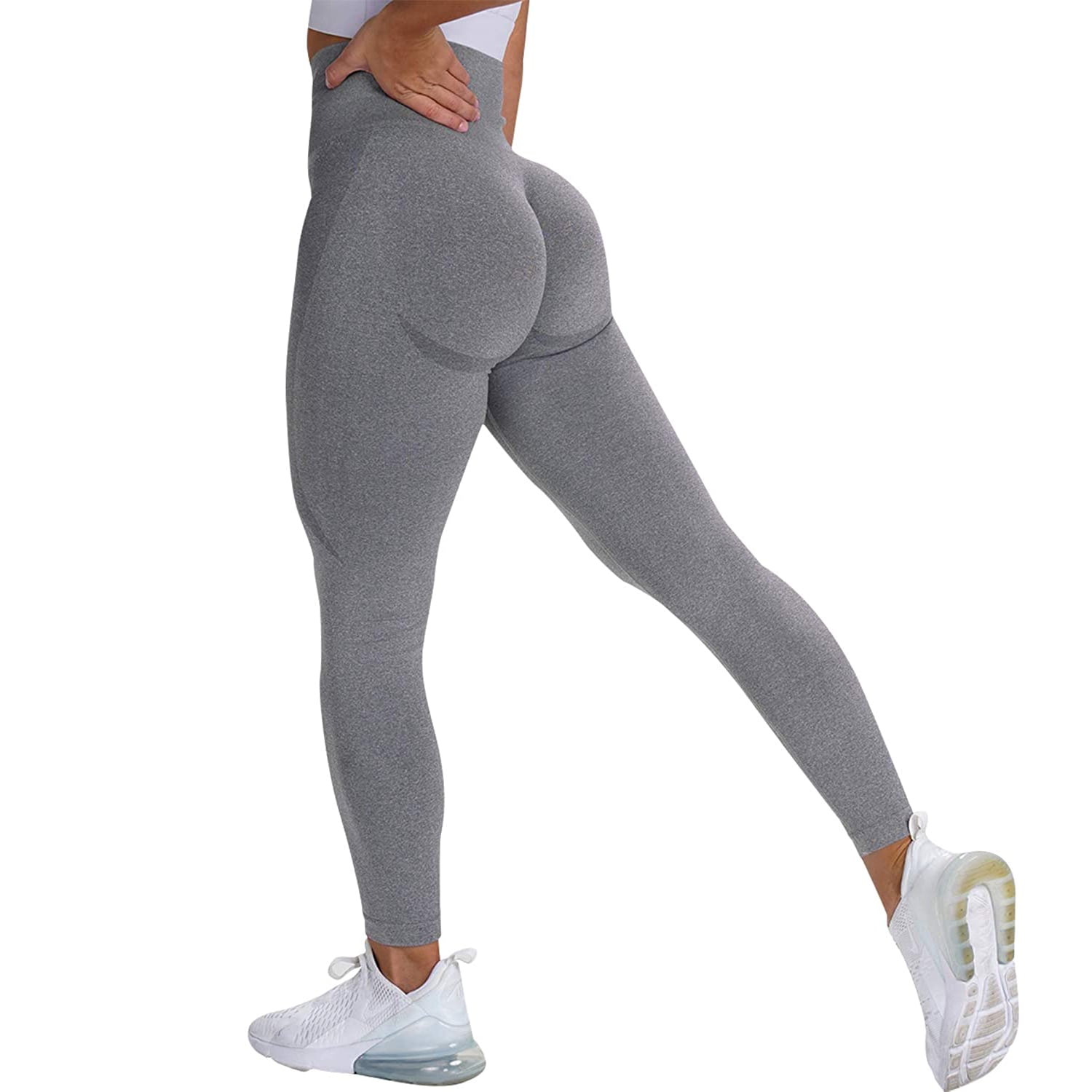 COMFREE Womens High Waist Seamless Leggings Workout Yoga Stretch Pants ...