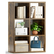 HomGarden 3-Tier 8 Cube Storage Organizer 3-Shelves Wood Open Shelf ...