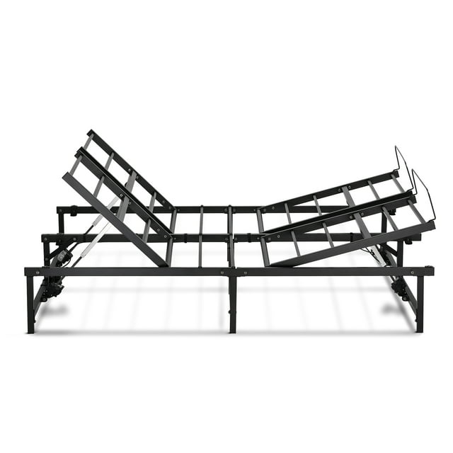 COMHOMA Adjustable Bed Frame Queen Size Adjustable Bed Base Head and ...