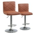 Free Shipping! COMHOMA Bar Stools, Modern PU Leather Swivel Adjustable ...