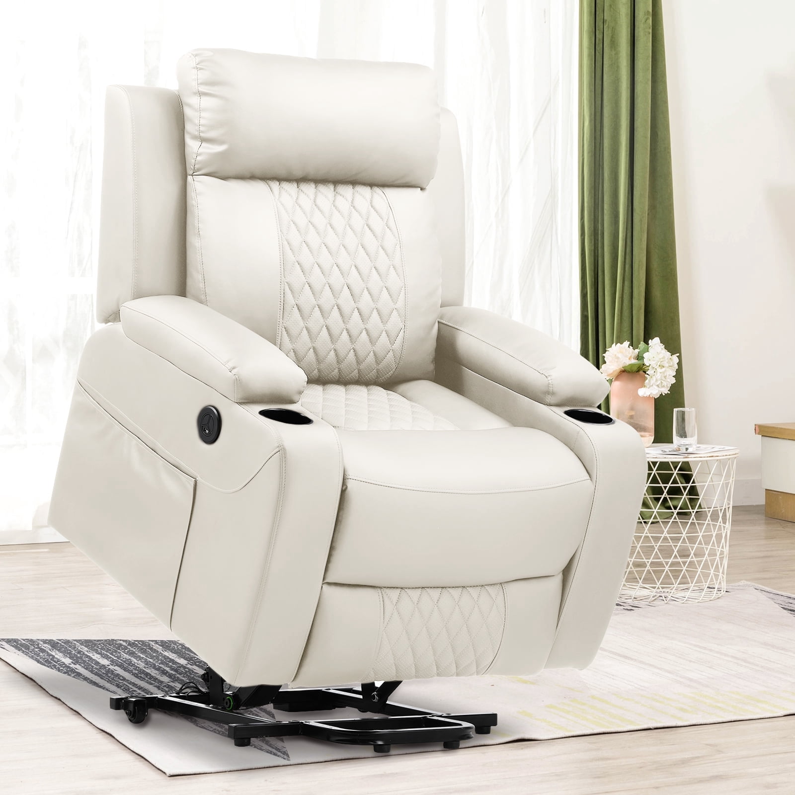 COMHOMA Electric Power Lift Recliner Chair for Elderly, 32.6" Wide ...