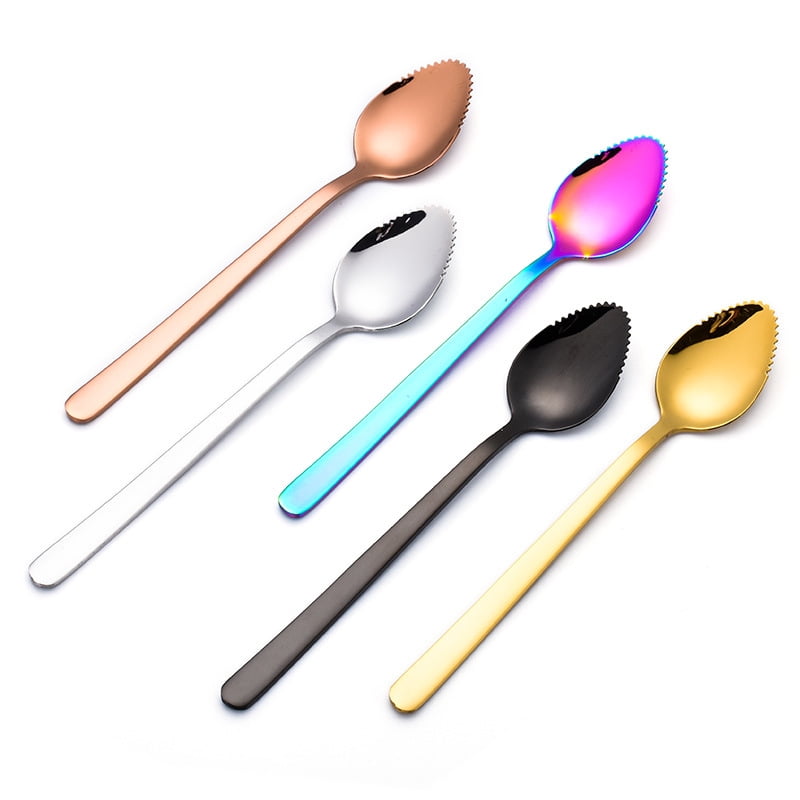 COMIART 5 - piece 304 Stainless Steel Apple Mud Scraping Spoon: Baby ...