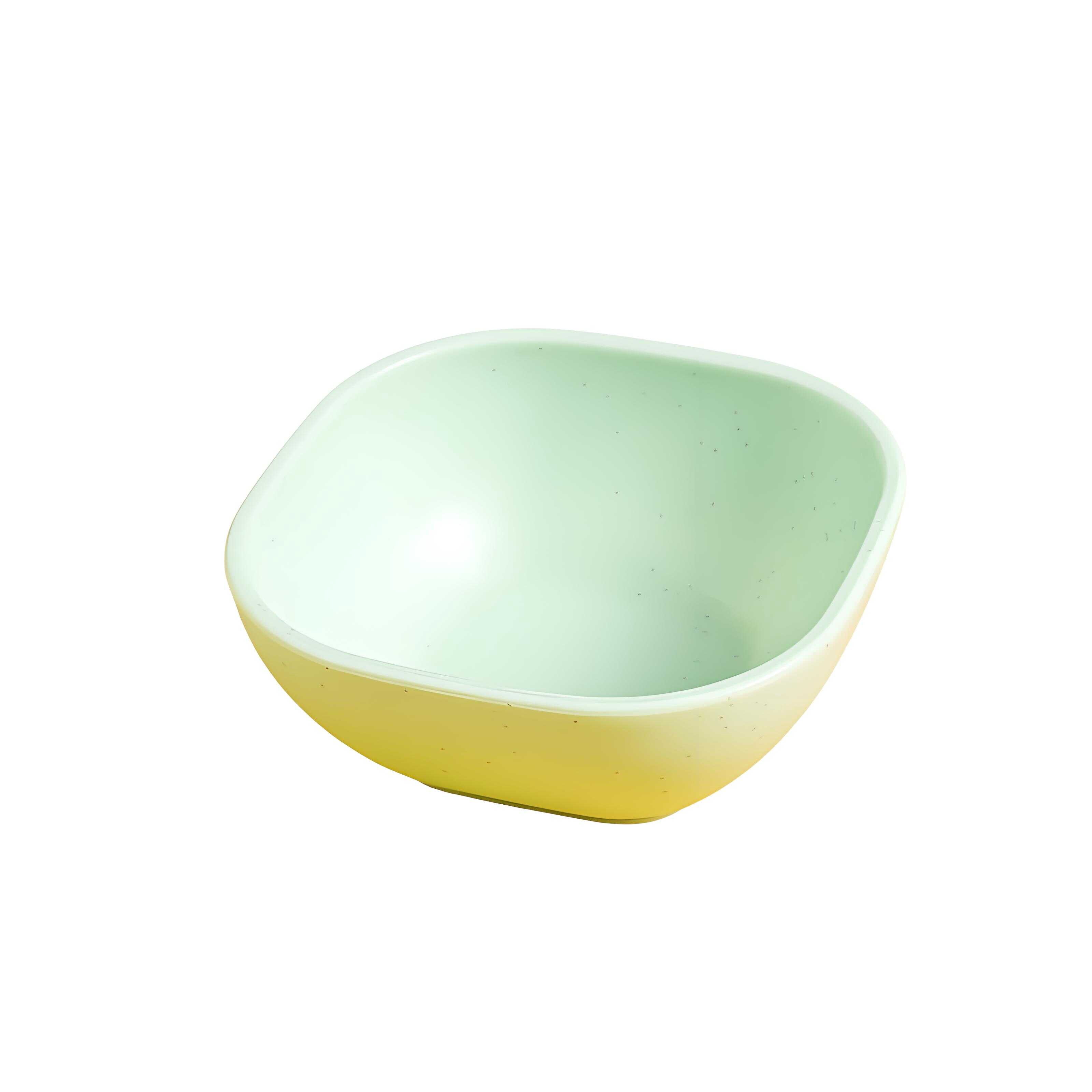 COMIART PP Material Square Smooth Small Dish - Creative Side Dish - 4 ...