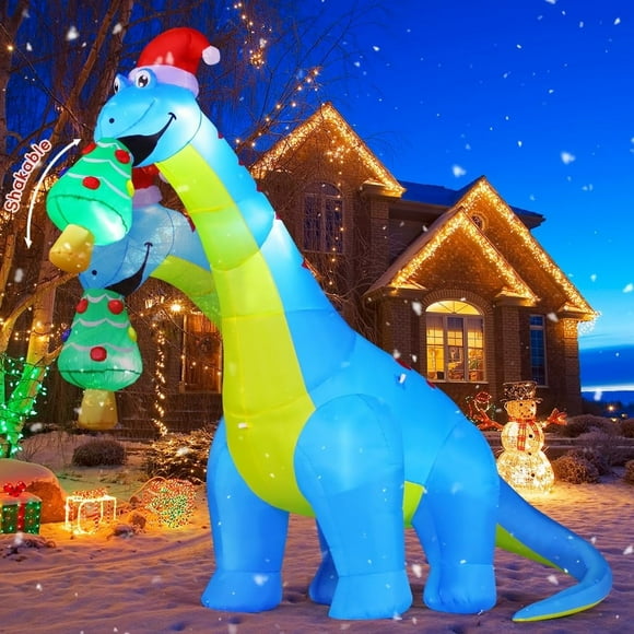 Inflatable Christmas Outdoor Decoration Dinosaur