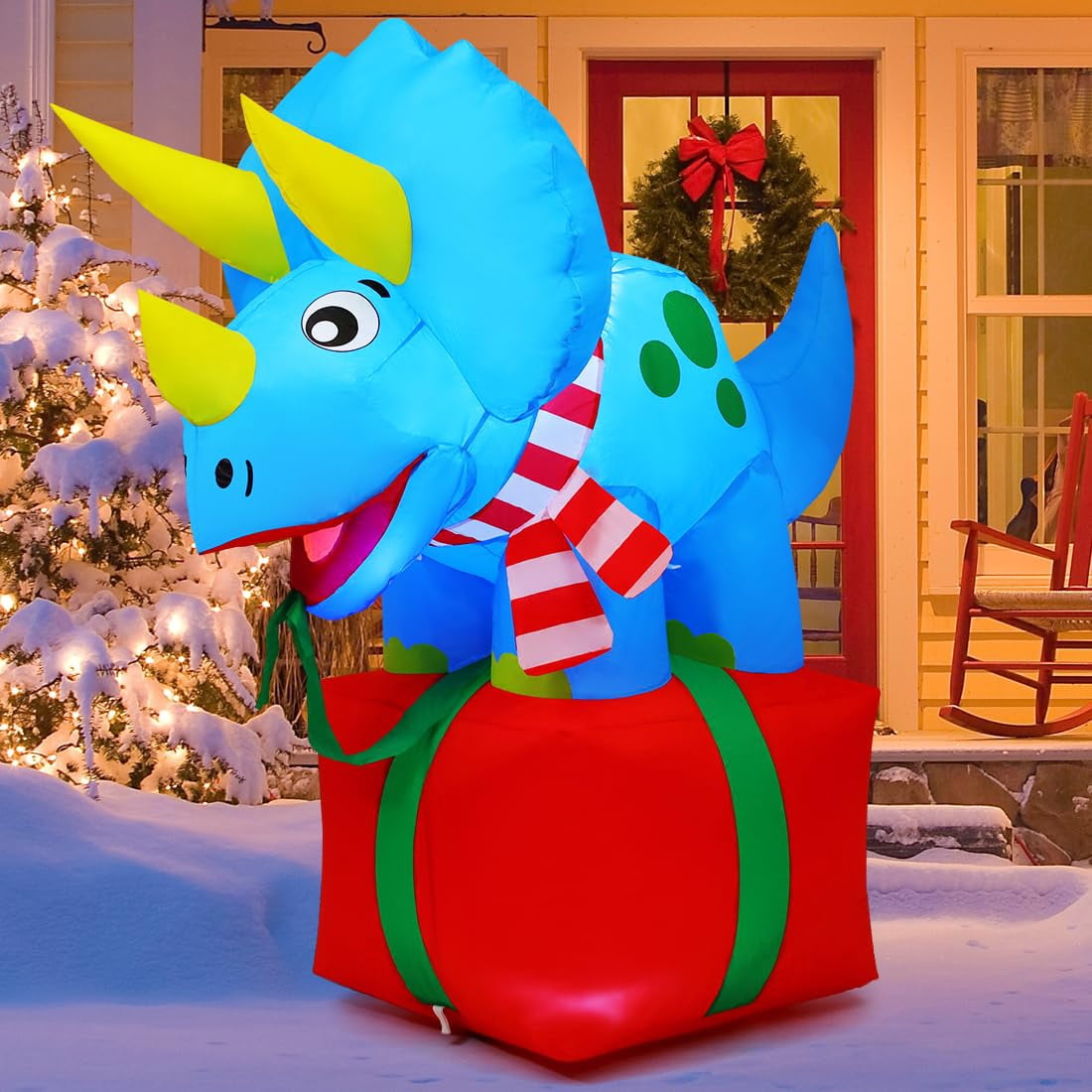 COMIN 5 FT Christmas IFF17 Inflatables Outdoor Decorations Blow Up ...