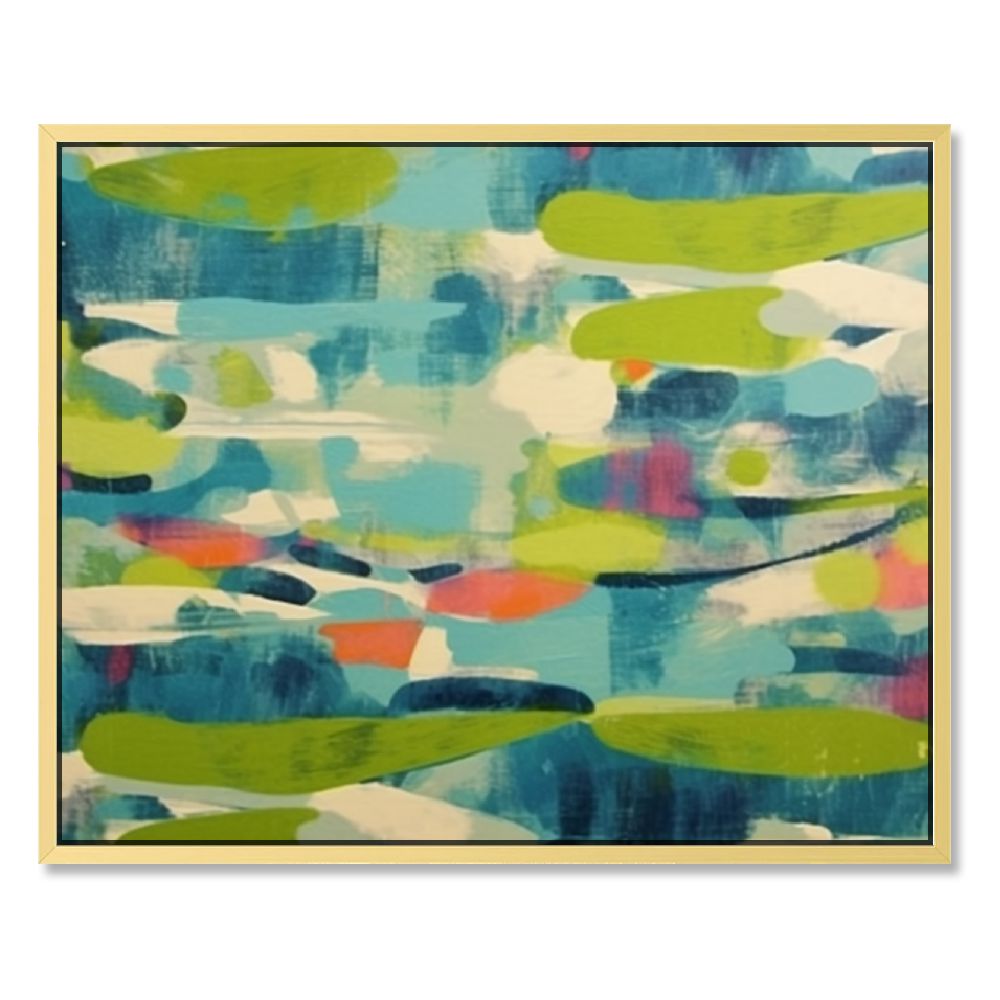 COMIO 16x12in / 20x16in Canvas Prints Wall Art Colorful Art Tainted ...