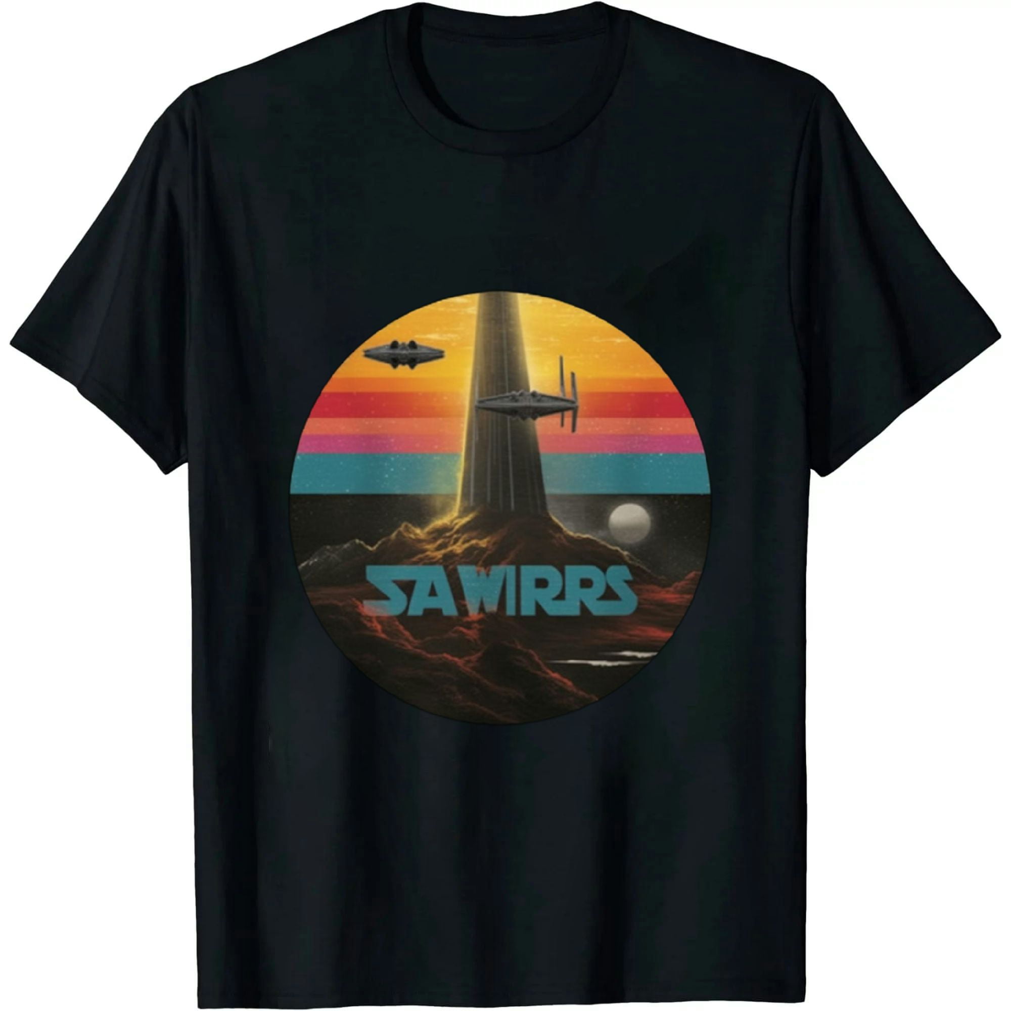 COMIO 1977 Logo Rainbow X-Wing Men's Adult T-Shirt - Walmart.com