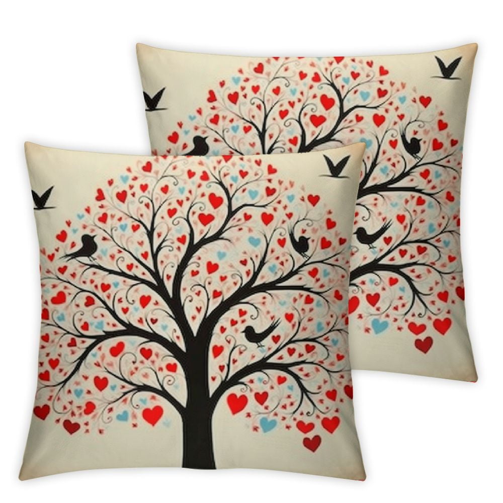 COMIO 2-Piece Short Plush Pillowcase Set - High-Quality Valentines Day ...