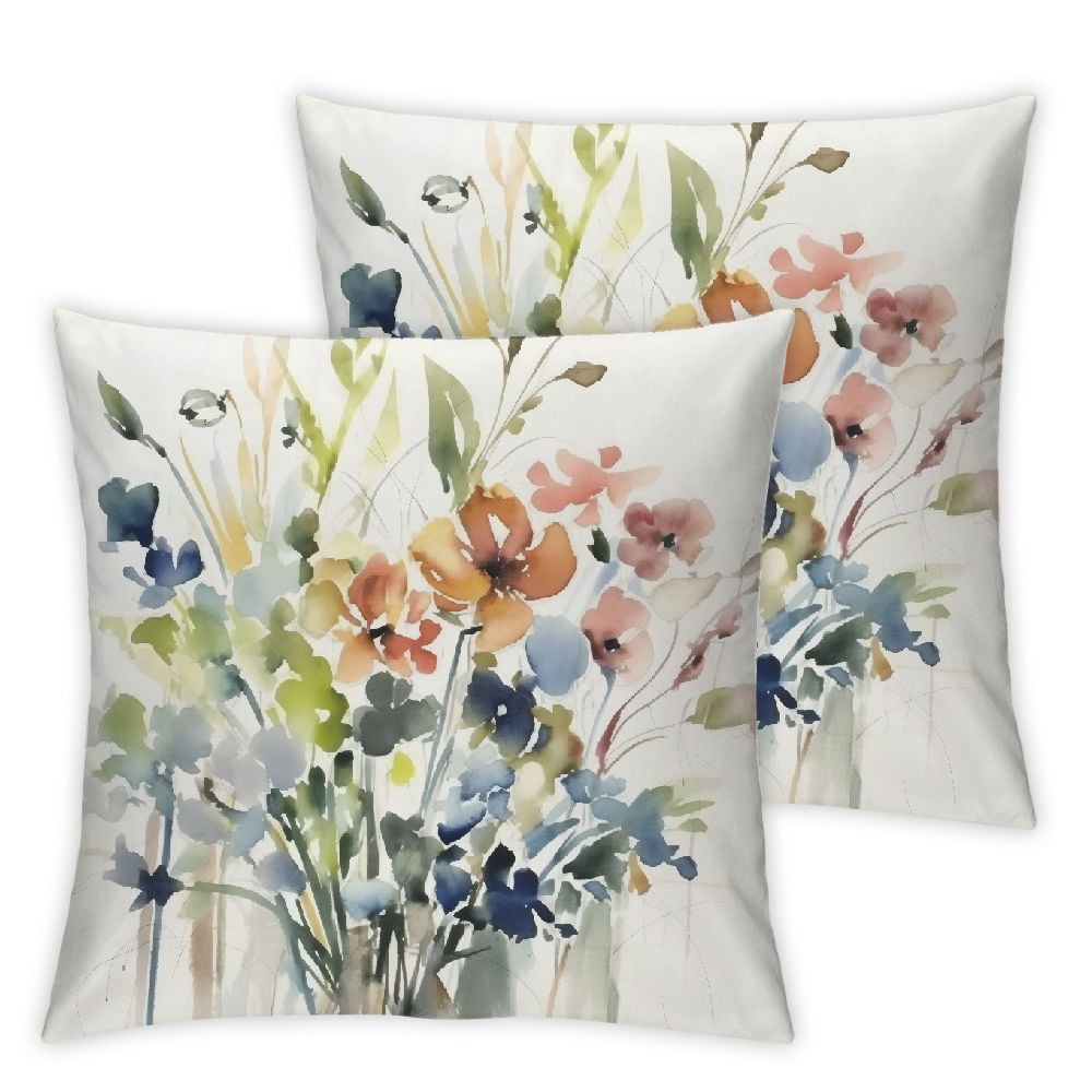 COMIO 2-Piece Short Plush Pillowcase Set, Printed on Both Sides ...