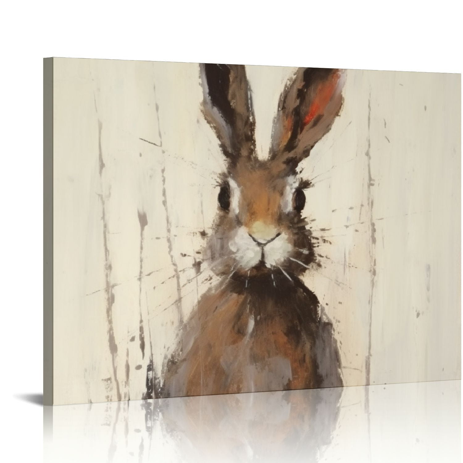 COMIO 20x16 in / 16x12 in Decorative Brown European Rabbit Hare ...