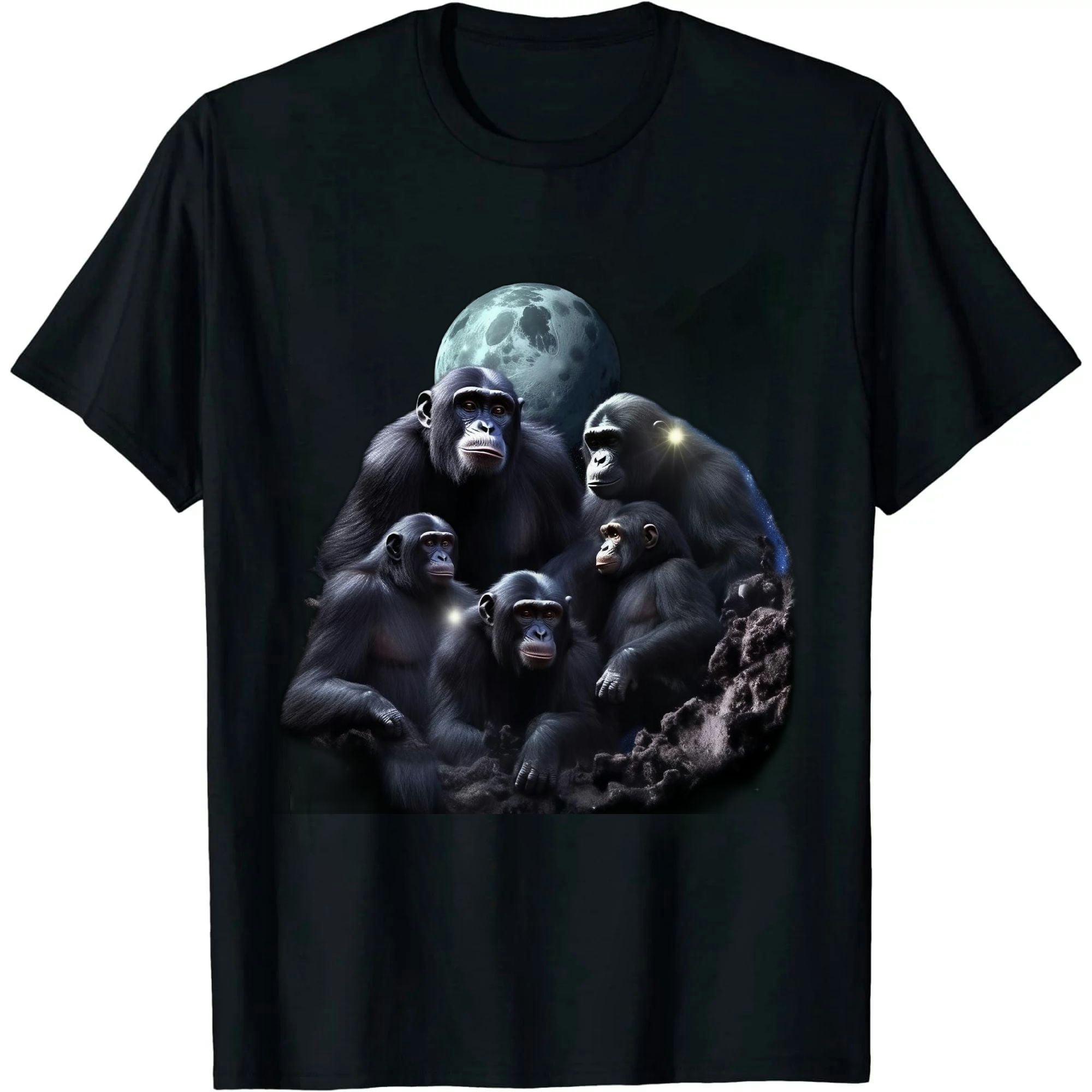 COMIO 3 Moon anzee T-Shirt - Walmart.com