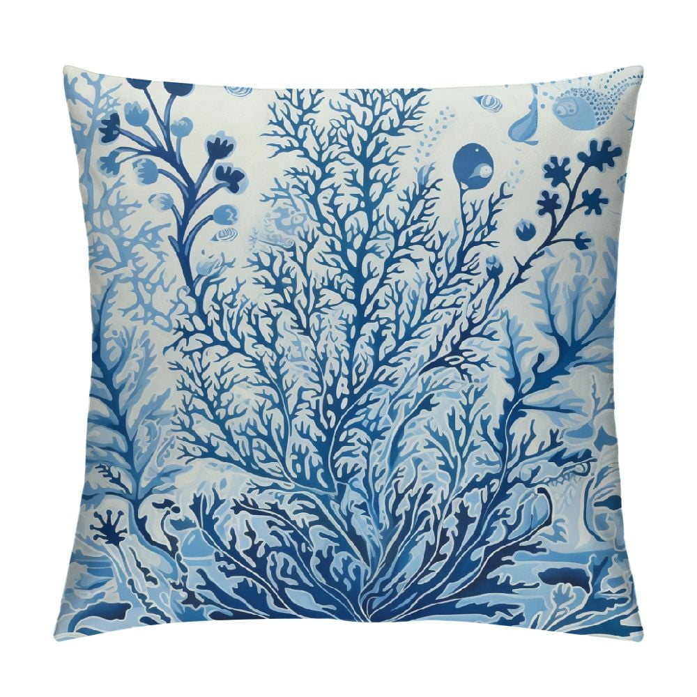 COMIO Ocean Theme Pillow Covers , Beach Coastal Decor Outdoor Cushions ...