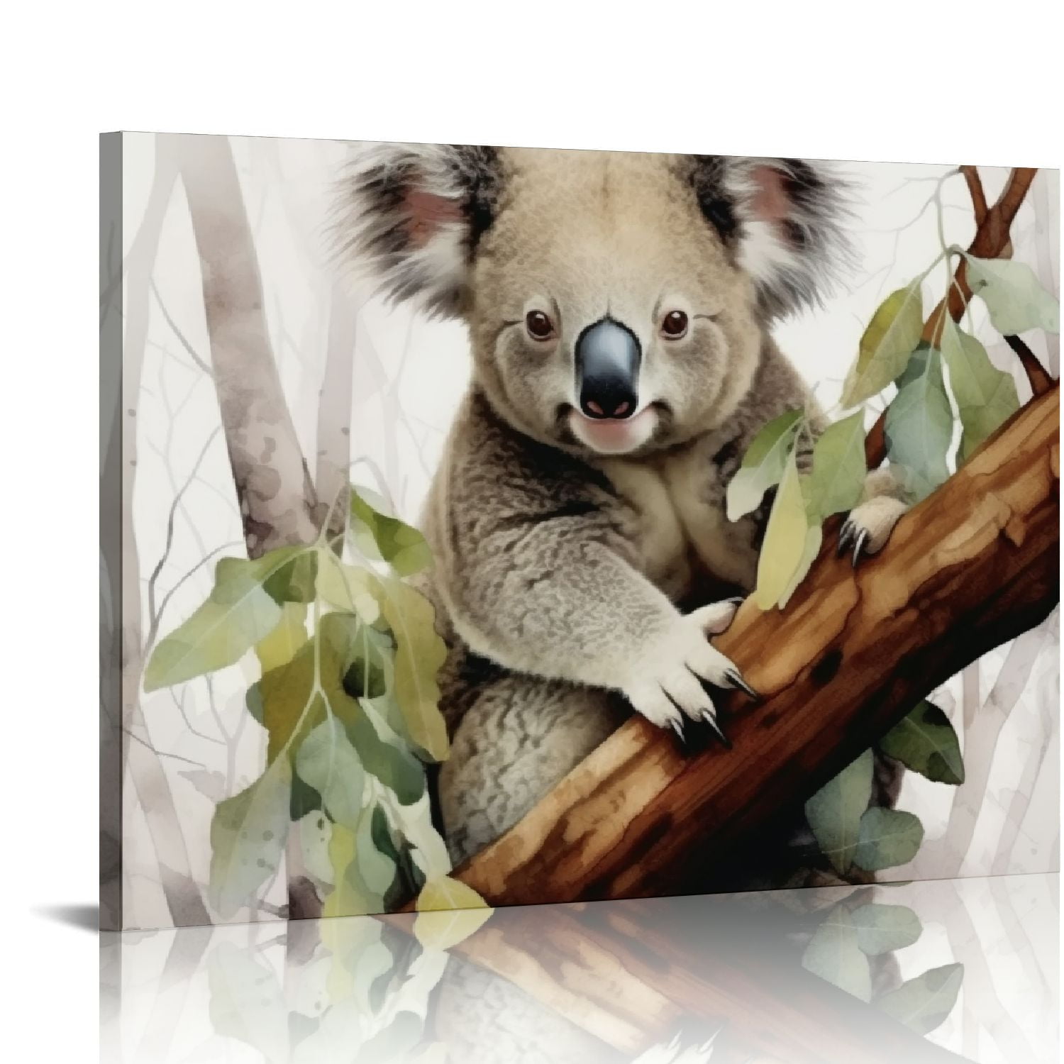 COMIO A Little Koala On The Branch, Australian Koala Wall Art, Koala ...