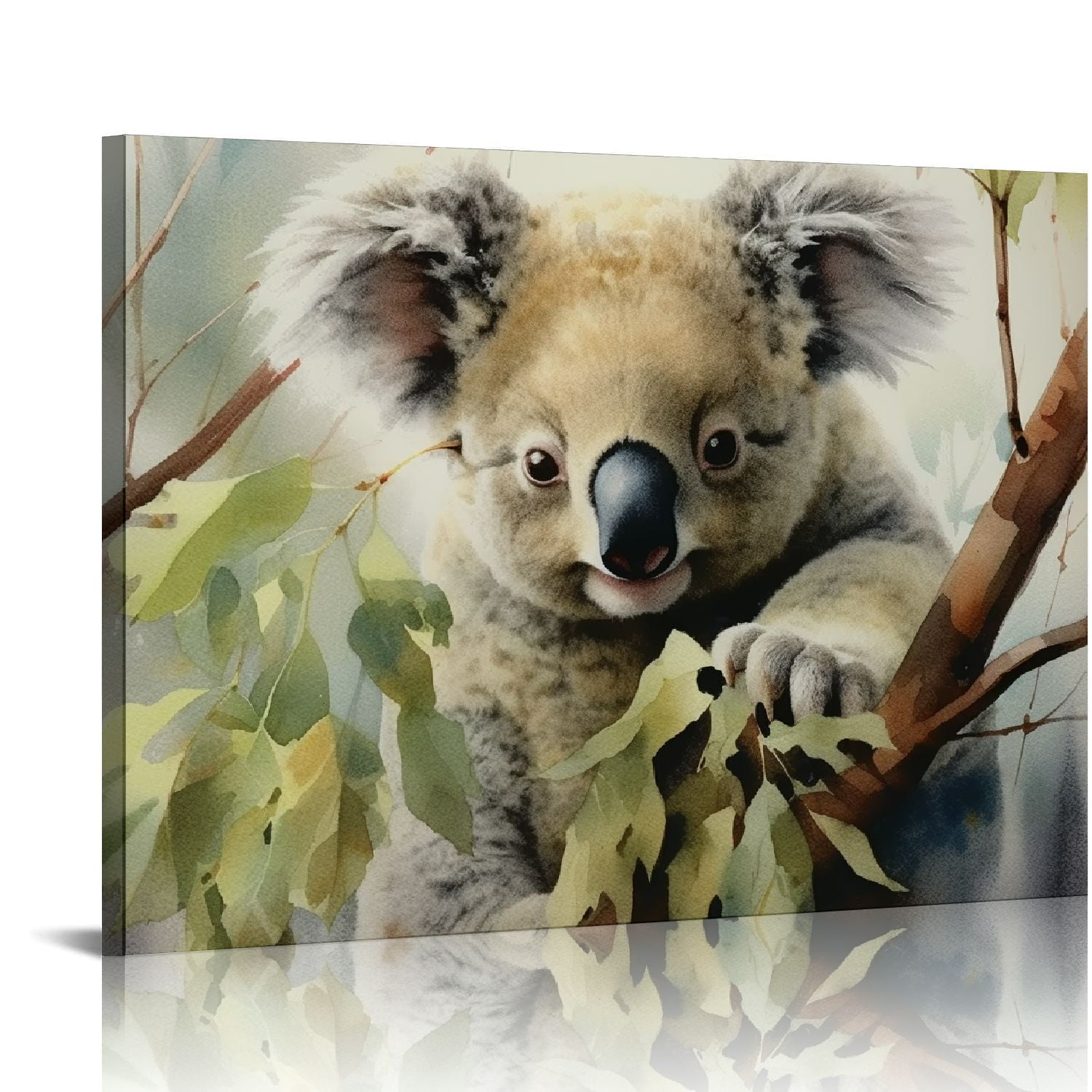 COMIO A Little Koala On The Branch, Australian Koala Wall Art, Koala ...