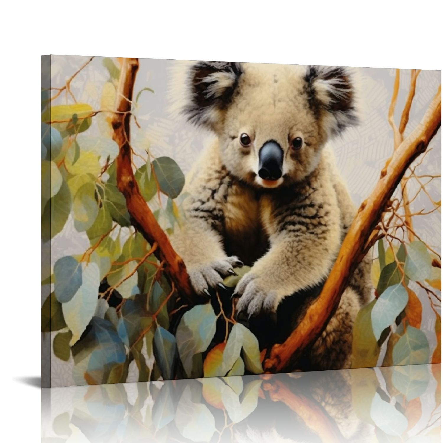 COMIO A Little Koala On The Branch, Australian Koala Wall Art, Koala ...