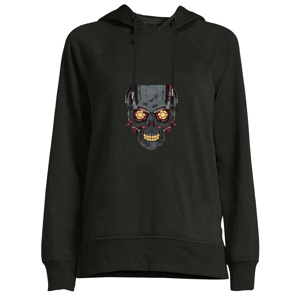 COMIO AI Overlord Graphic Apparel Futuristic Robot Design Pullover ...