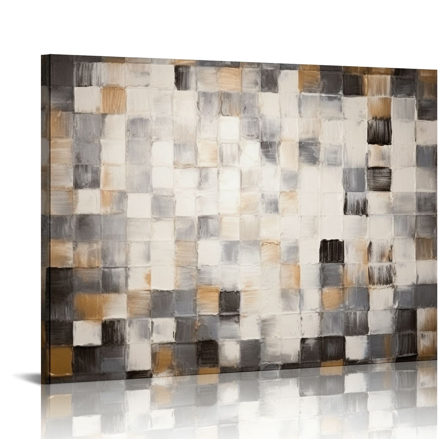 COMIO Abstract Canvas Wall Art Picture : Bedroom Living Room Painted ...