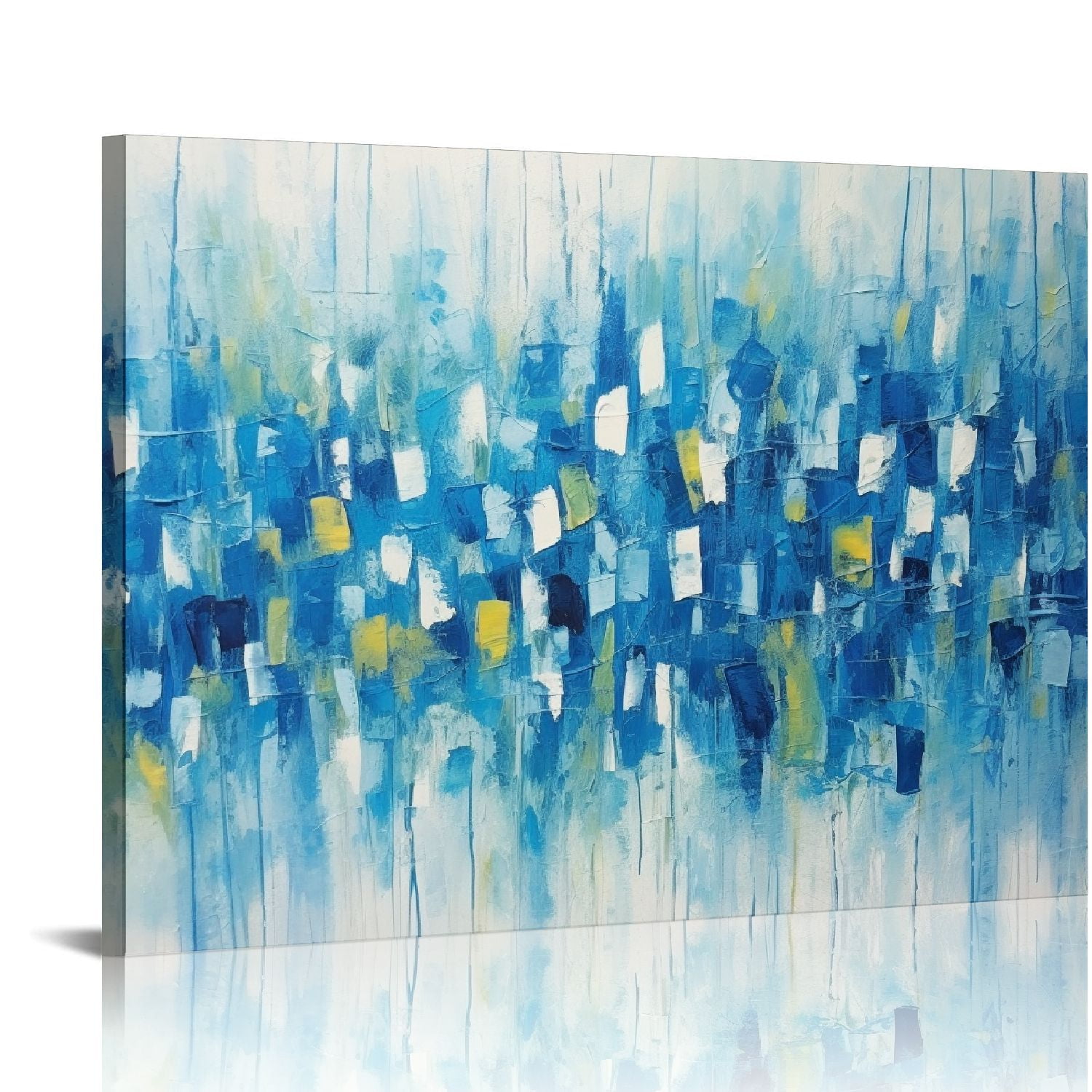 COMIO Abstract Canvas Wall Art Textured: 3D Art Hand Painted Oil ...