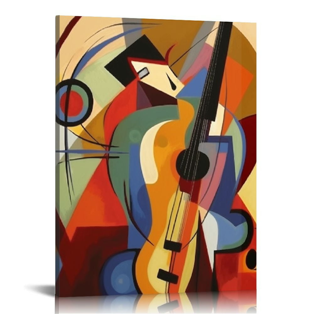 COMIO Abstract Music Canvas Wall Art Colorful Graffiti Painting Poster ...