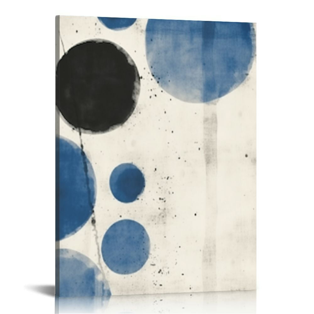 COMIO Abstract Watercolor Wall Painting Pictures for Bathroom Wall ...