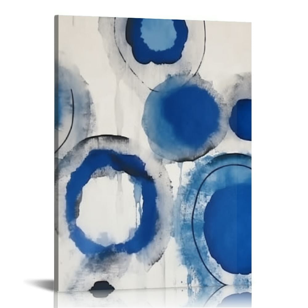 COMIO Abstract Watercolor Wall Painting Pictures for Bathroom Wall ...