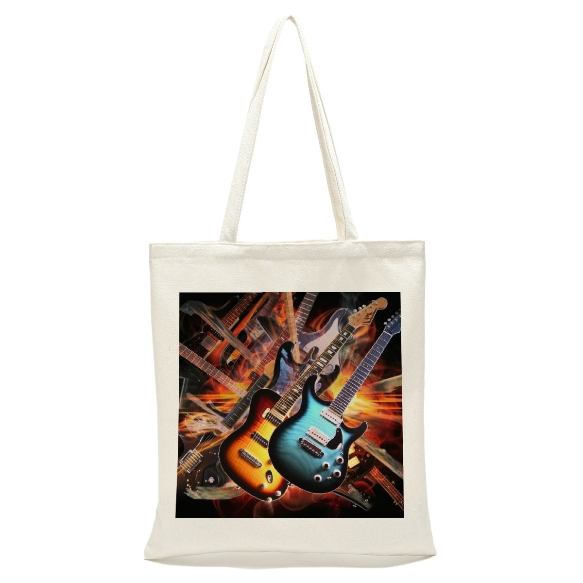 COMIO Aesthetic Canvas Tote Bag with Colorful Donut for Women ...