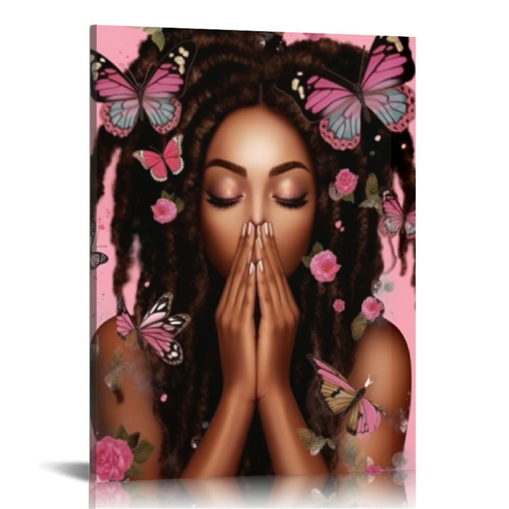 COMIO African American Wall Art - Gift for Christian Women, Inspiration for Black Women, Black ...