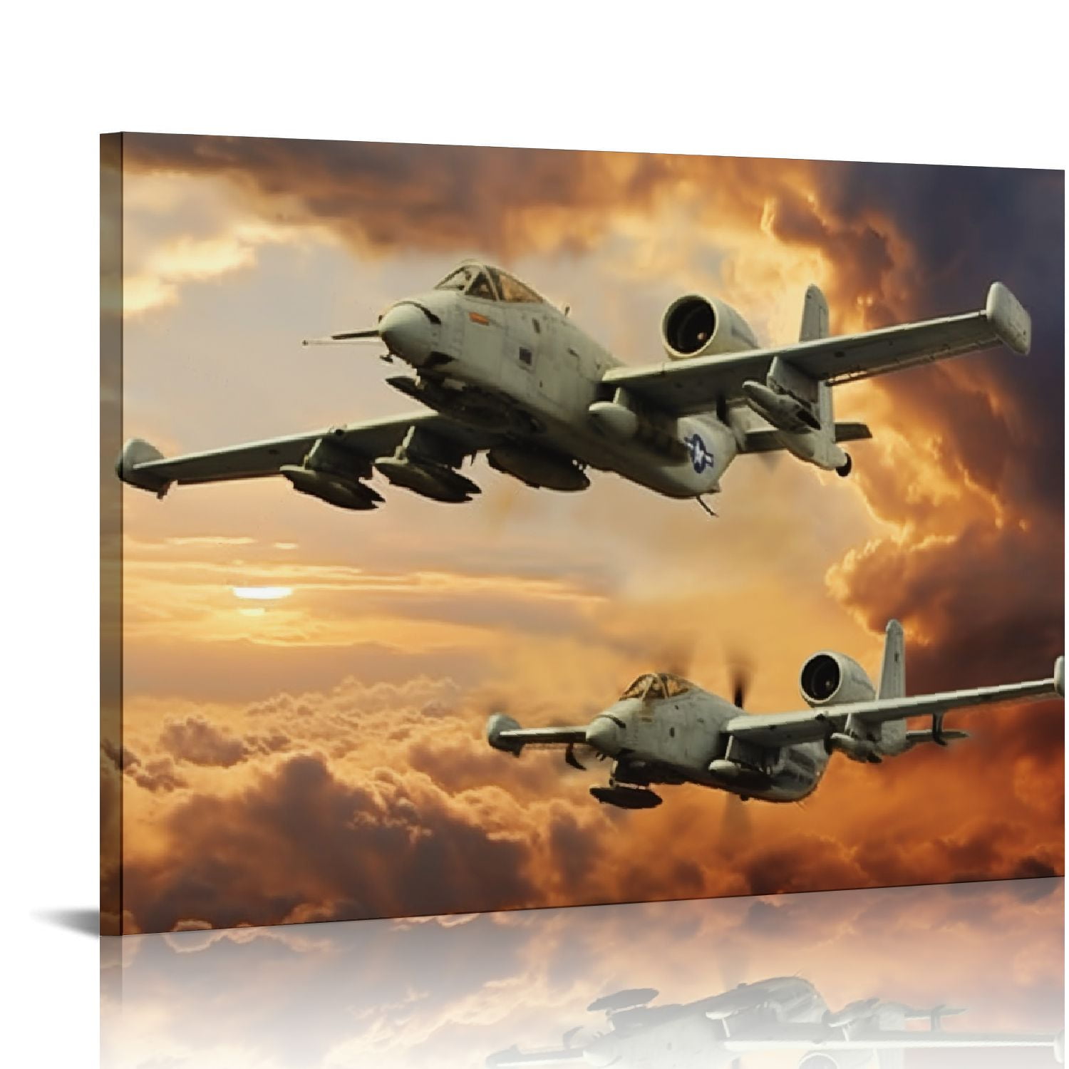 COMIO Airplane Canvas Wall Art,Flight Picture Aviation Theme Image ...