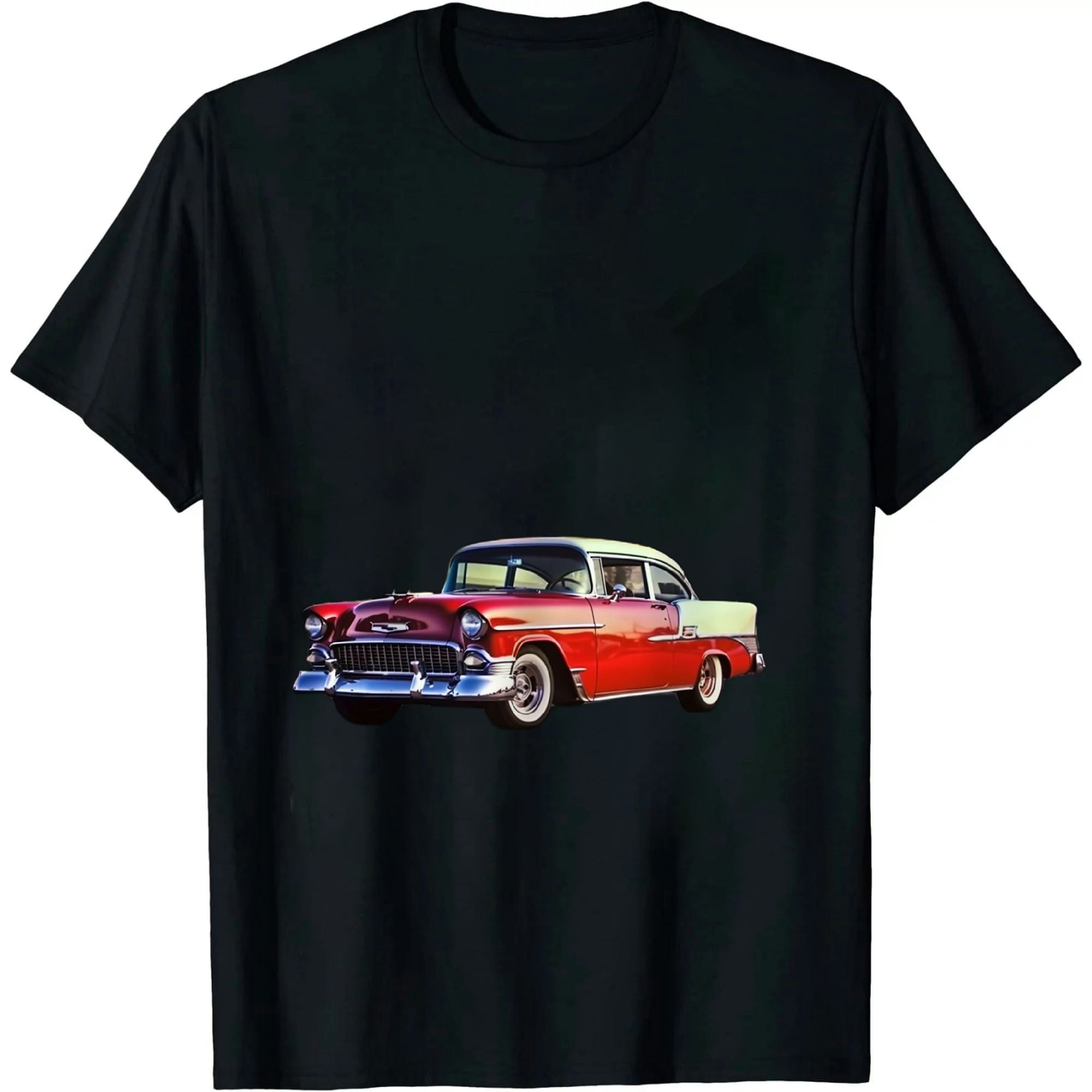COMIO American Hotrod Muscle Car Belair Diner Motel Classic Graphic T ...